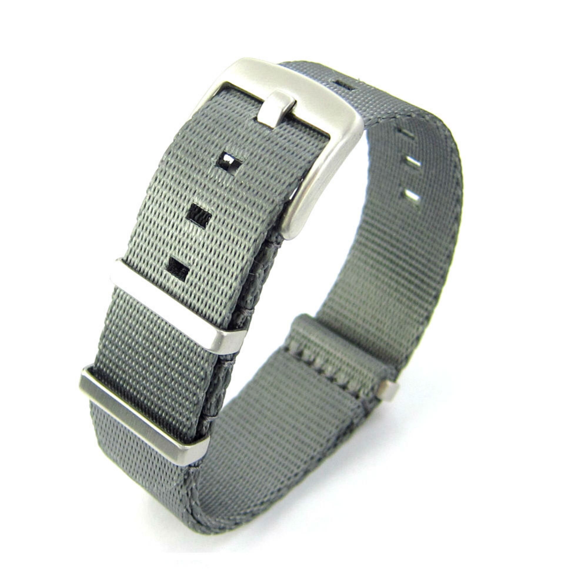Seat Belt Pass-through Watch Strap Grey Premium Quality 20mm 22mm - Etsy