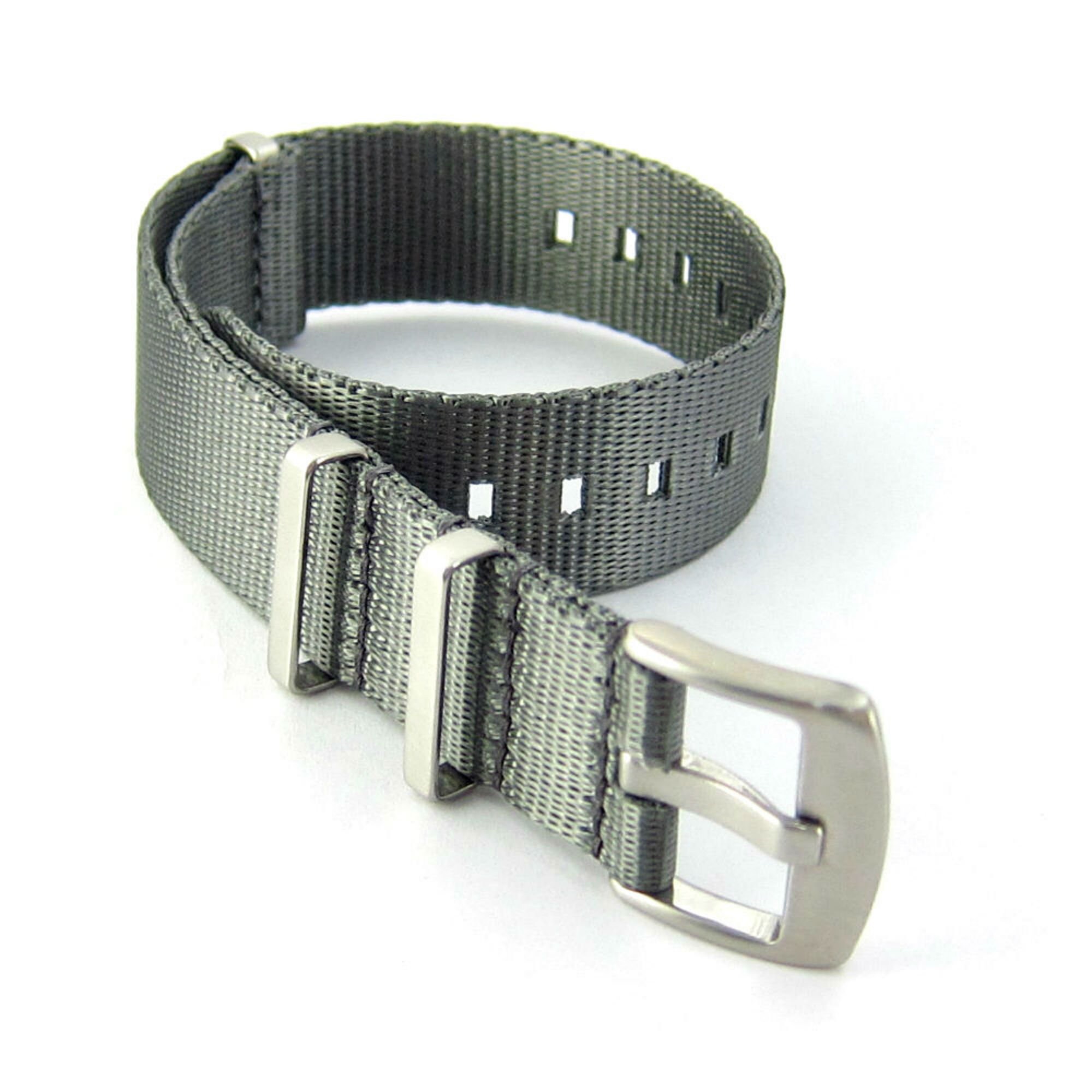 Seat Belt Pass-through Watch Strap Grey Premium Quality 20mm 22mm - Etsy