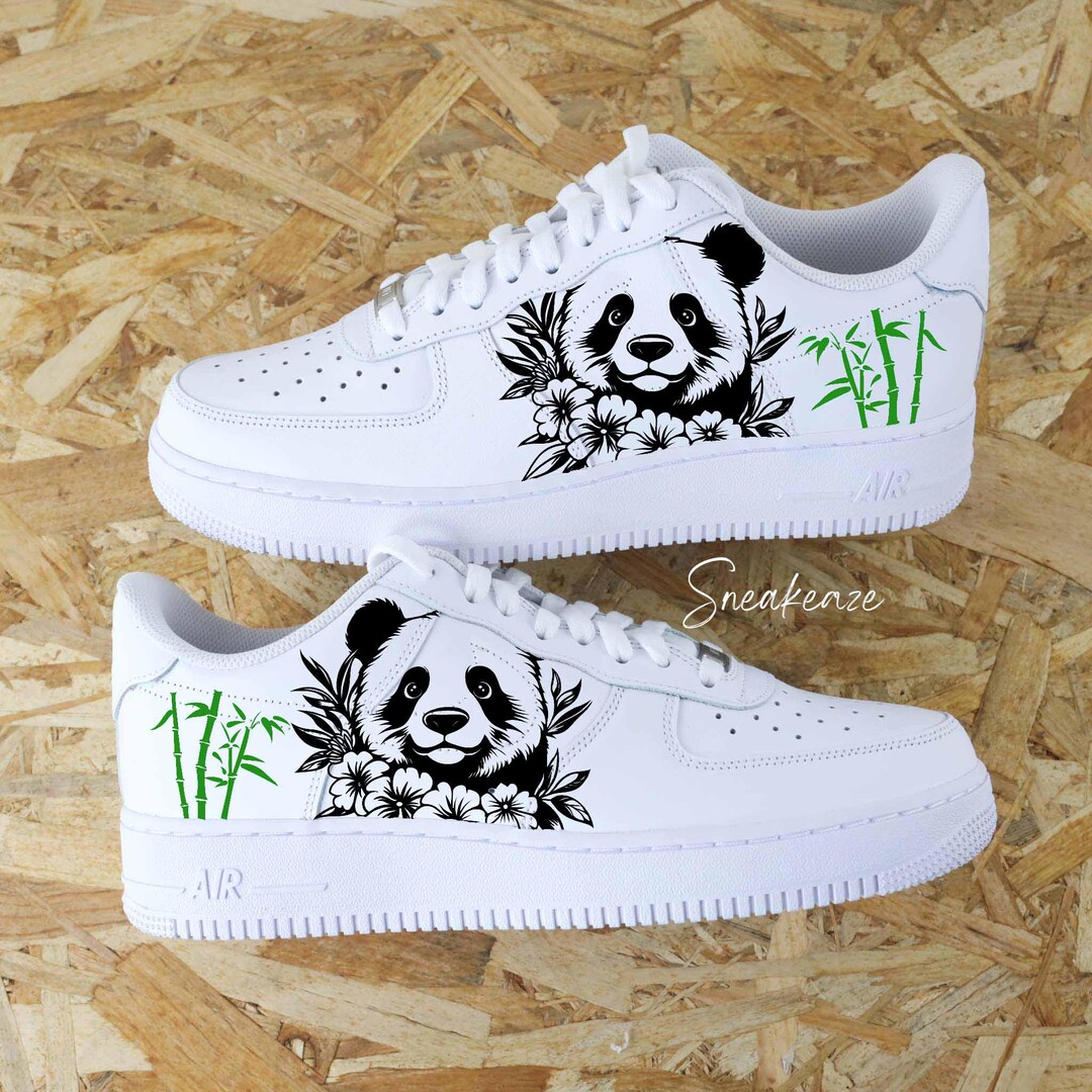 Air Force 1 Custom AF1 Sneakers Personalized Panda Design Unisex - Etsy