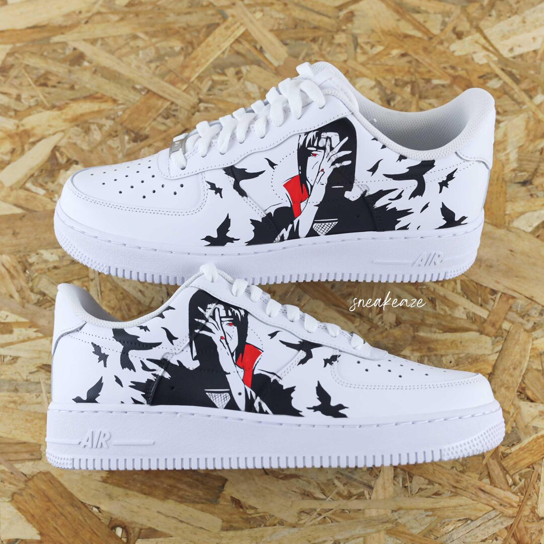 Custom Sneakers Air Force 1 Custom AF1 Hand Painted Drawing Manga - Etsy