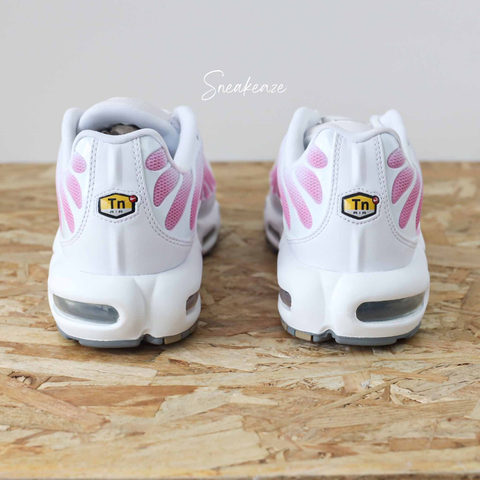 Custom Air Max Plus TN Custom Pastel Pink Gradient Unisex Sneakers - Etsy