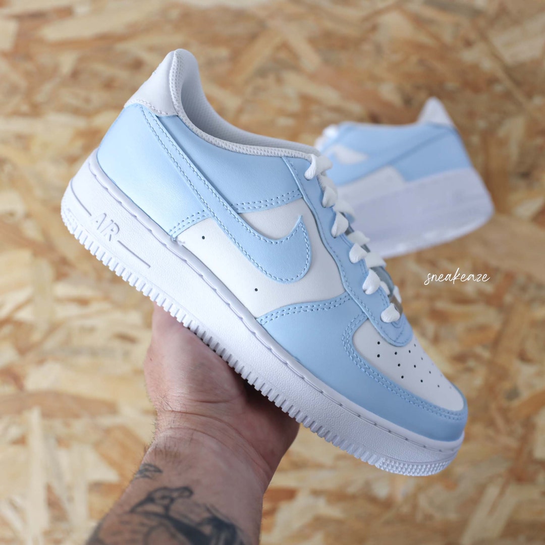AF1 Custom Air Force 1 Unc Sneakers - Etsy