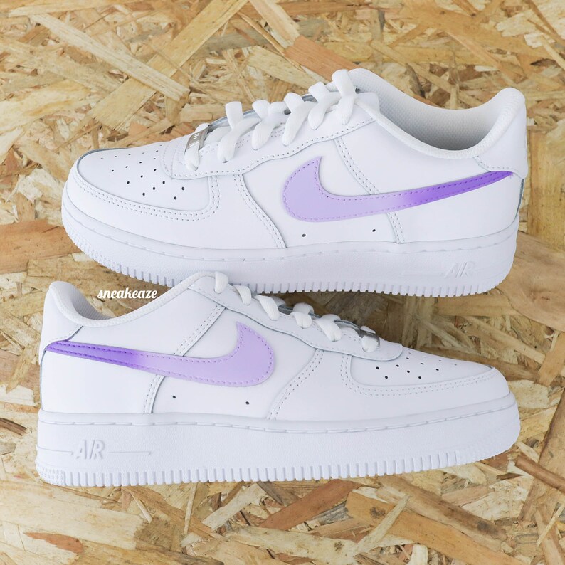 Custom Air Force 1 Gradient Gradient Purple Lila Unisex - Etsy