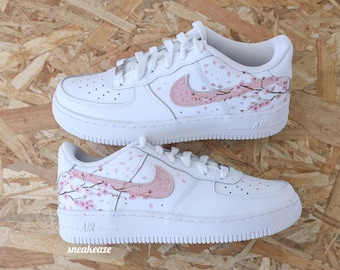 Nike Air Force 1 Custom Sakura Cherry Blossom - Etsy