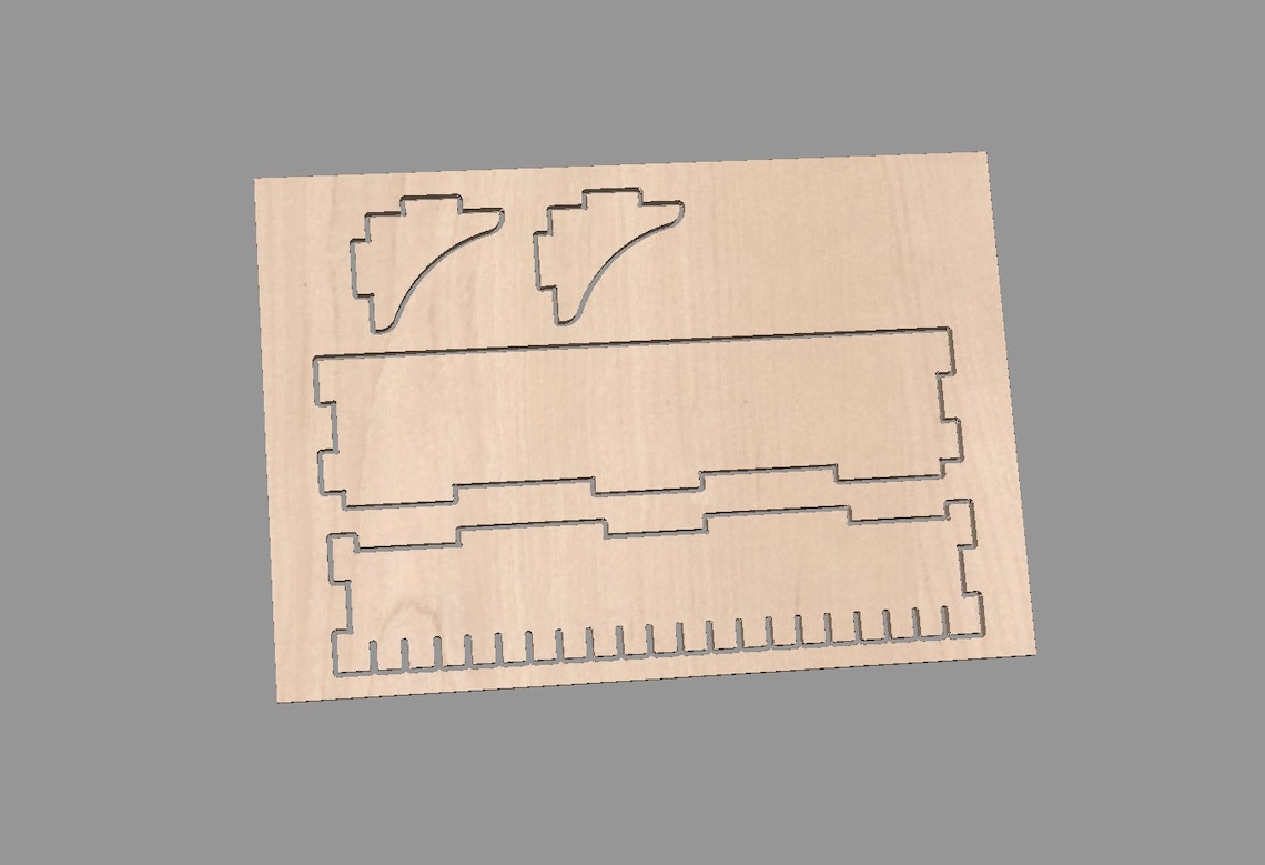Clamp Rack | Vector Files for CNC | Dxf. Svg. Ai. Eps. Pdf. Crv With ...