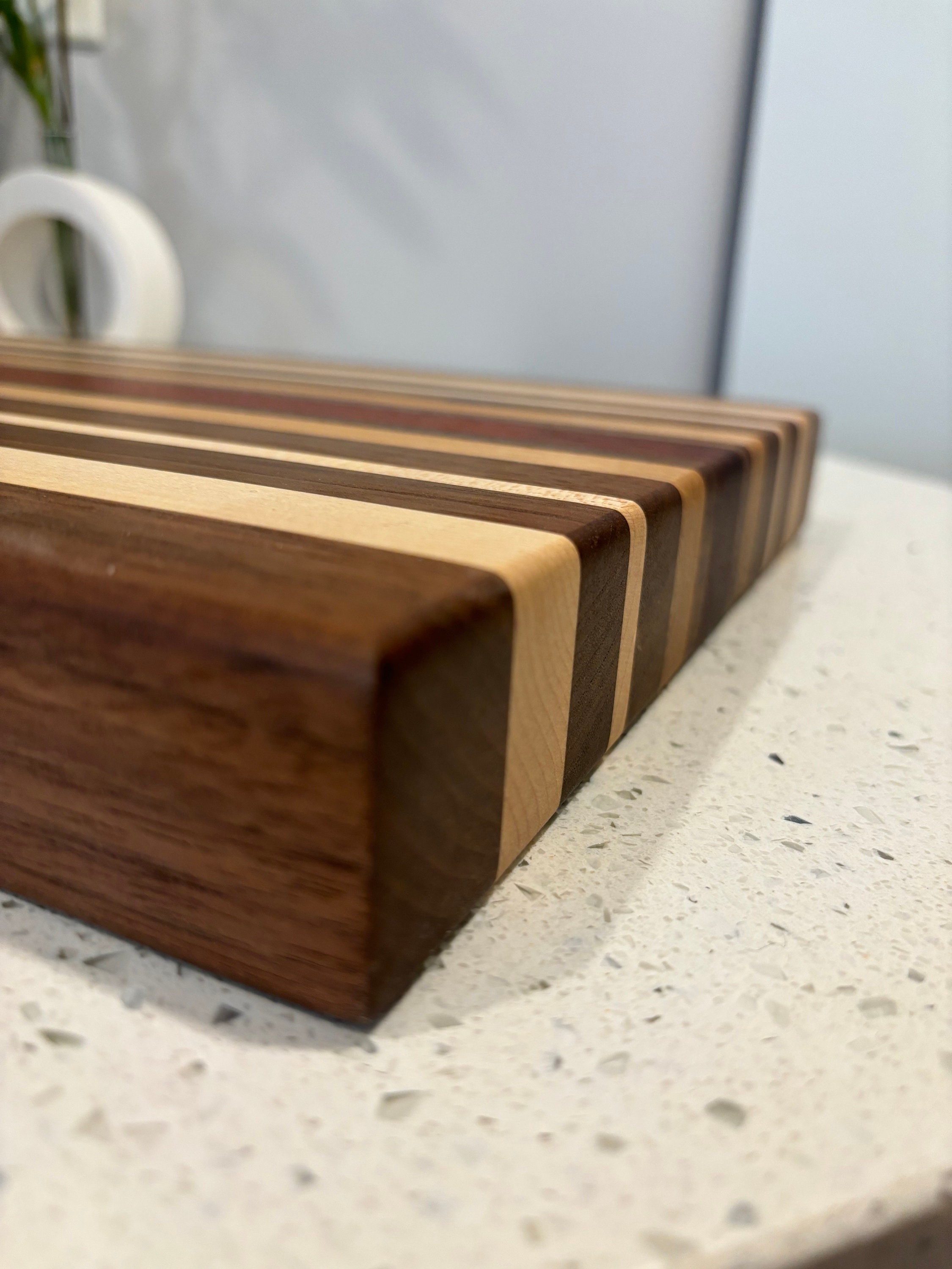 Edge Grain Cutting Board Food Safe Finish Wood Chopping Board Perfect ...