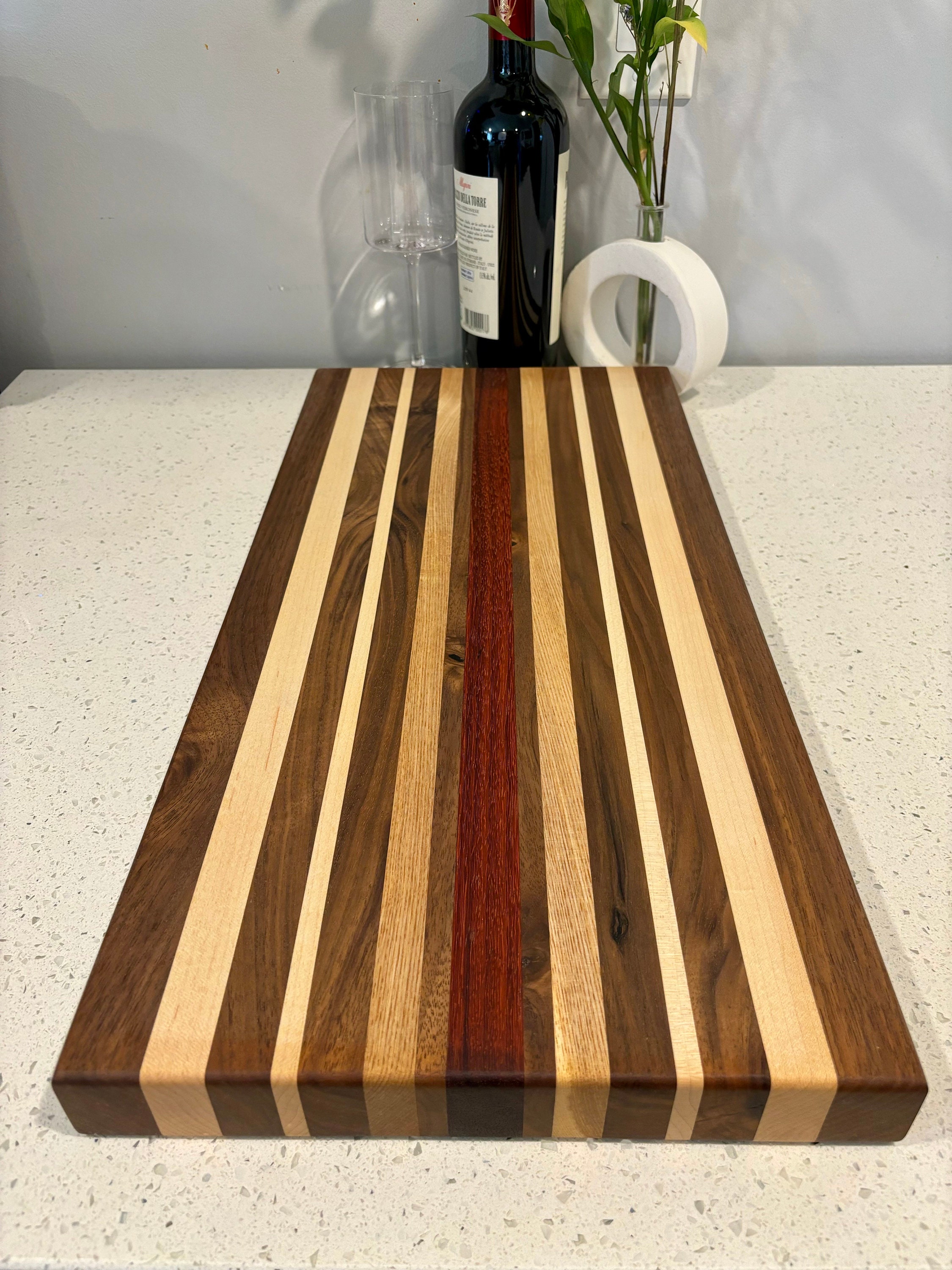 Edge Grain Cutting Board Food Safe Finish Wood Chopping Board Perfect ...