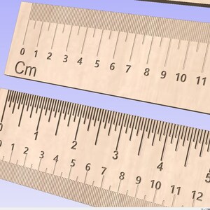 Rulers | Metric and Imperial | Vector Files for CNC | Dxf. Svg. Ai. Eps ...