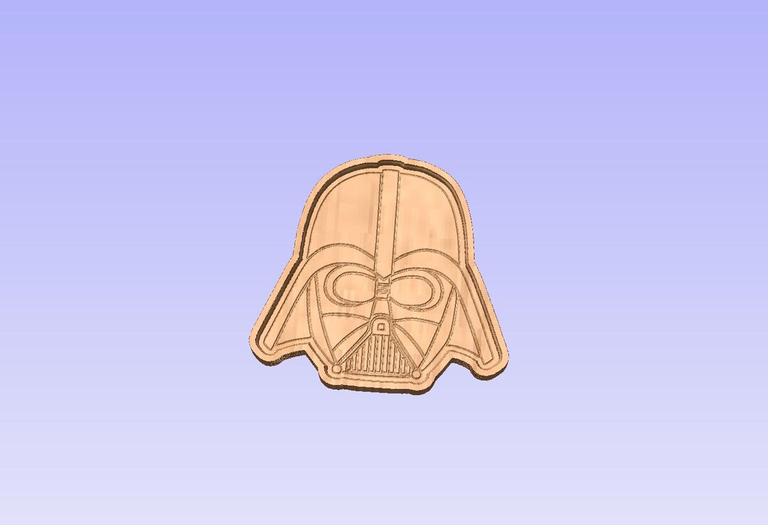Darth Vader Tray digital CNC Files Vector Files for CNC Dxf. Svg. Ai ...