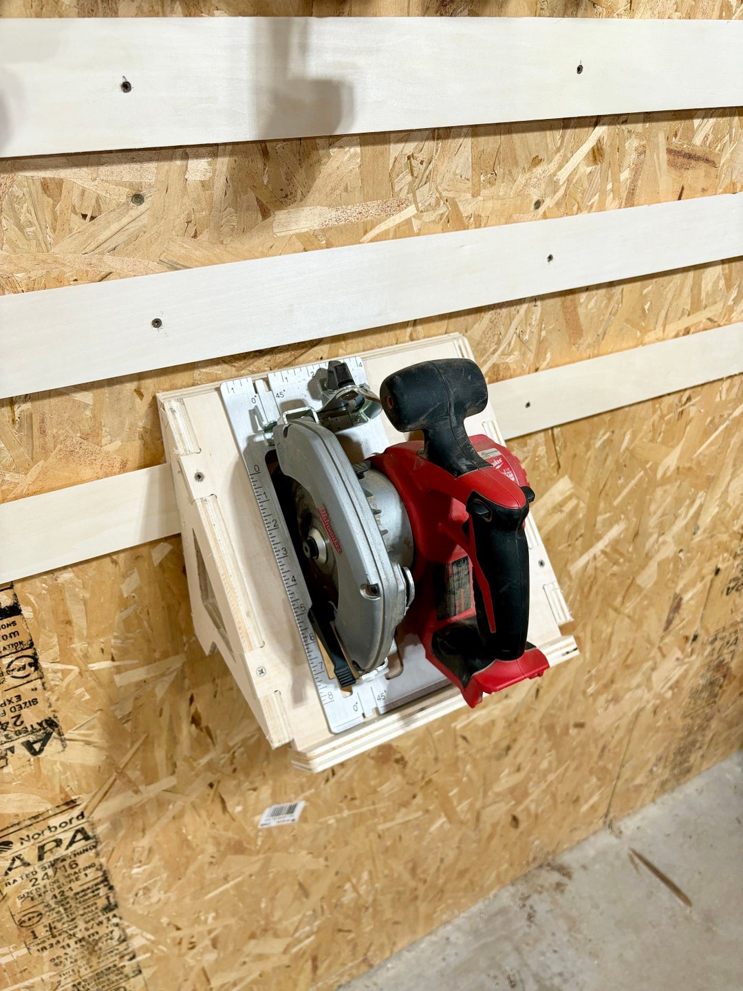 Circular Saw Storage | *DIGITAL FILES* | French Cleat Wall | Dxf. Svg ...