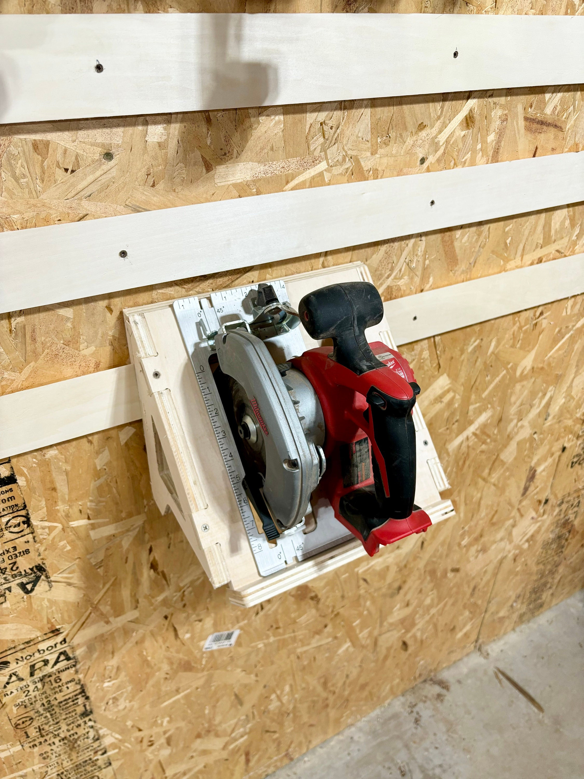 Circular Saw Storage | *DIGITAL FILES* | French Cleat Wall | Dxf. Svg ...