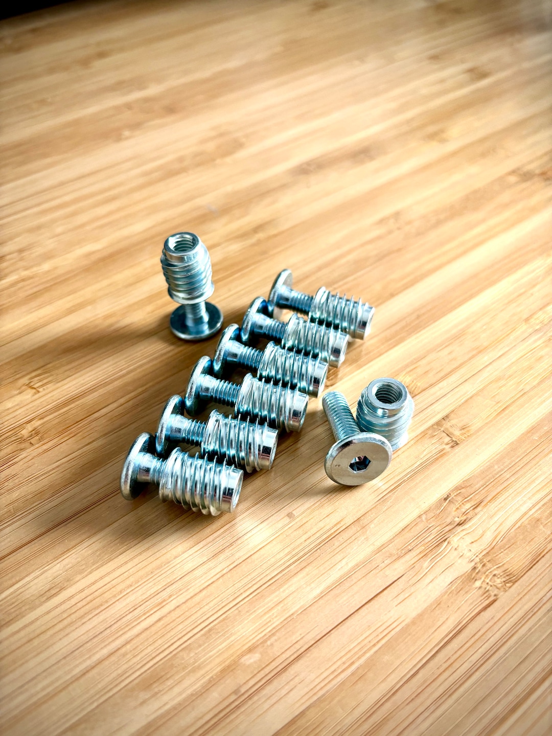 Rampatec Threaded Inserts and Bolts Combo Pack - Silver - M6 Thread - Etsy