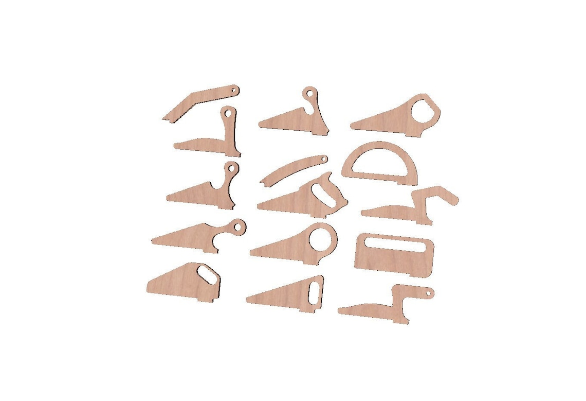 Table Saw Push Sticks Pack 2 | 15 Designs | *files for CNC* | Dxf. Svg ...