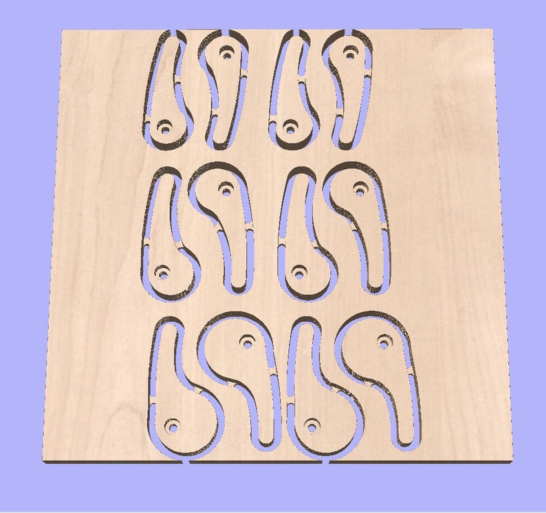 CNC Cam Clamps | 3 Sizes | Vector Files for CNC | Dxf. Svg. Ai. Eps ...