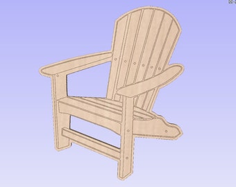 Adirondack Chair Cnc Files - Etsy