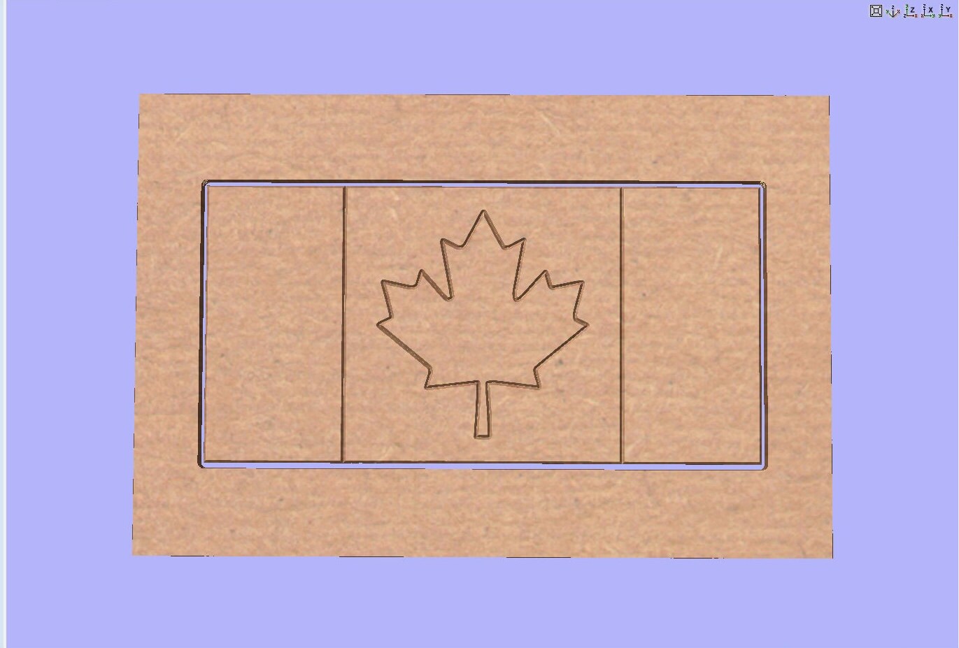 Canadian Flag - Vector Files for CNC - (dxf. Svg. Ai. Eps. Pdf. Crv ...