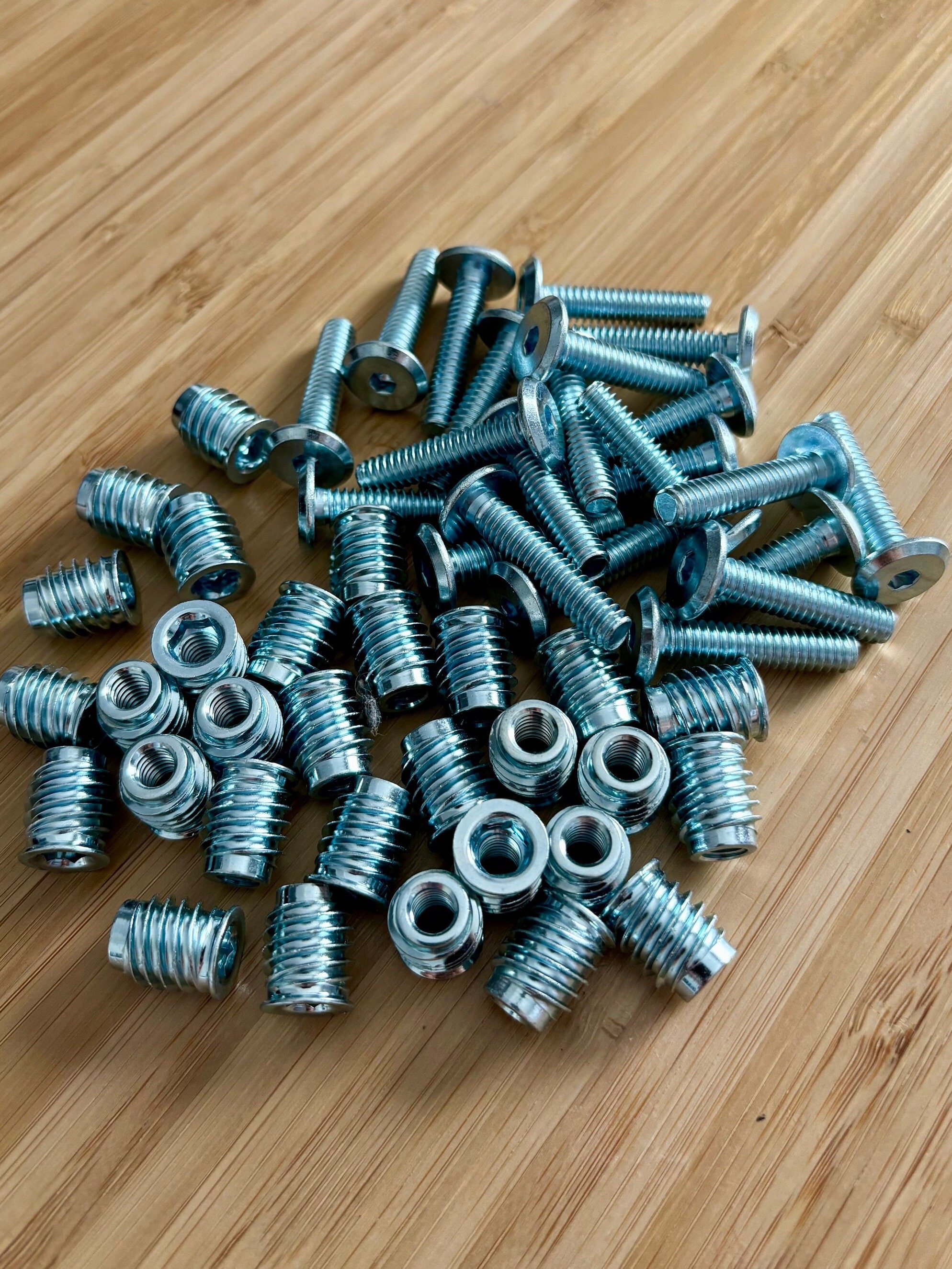 Rampatec Threaded Inserts and Bolts Combo Pack - 1/4-20 Thread - Etsy