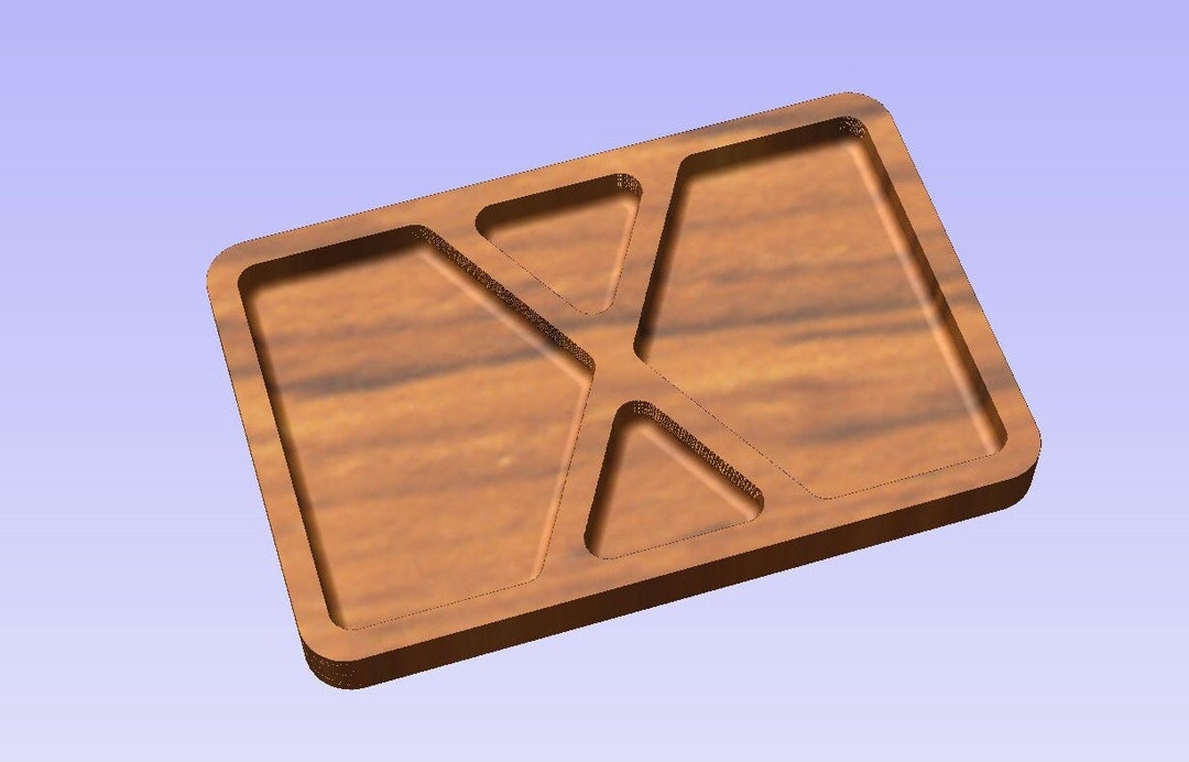 Rectangular Serving Tray - Vector Files for CNC - (dxf. Svg. Ai. Eps ...