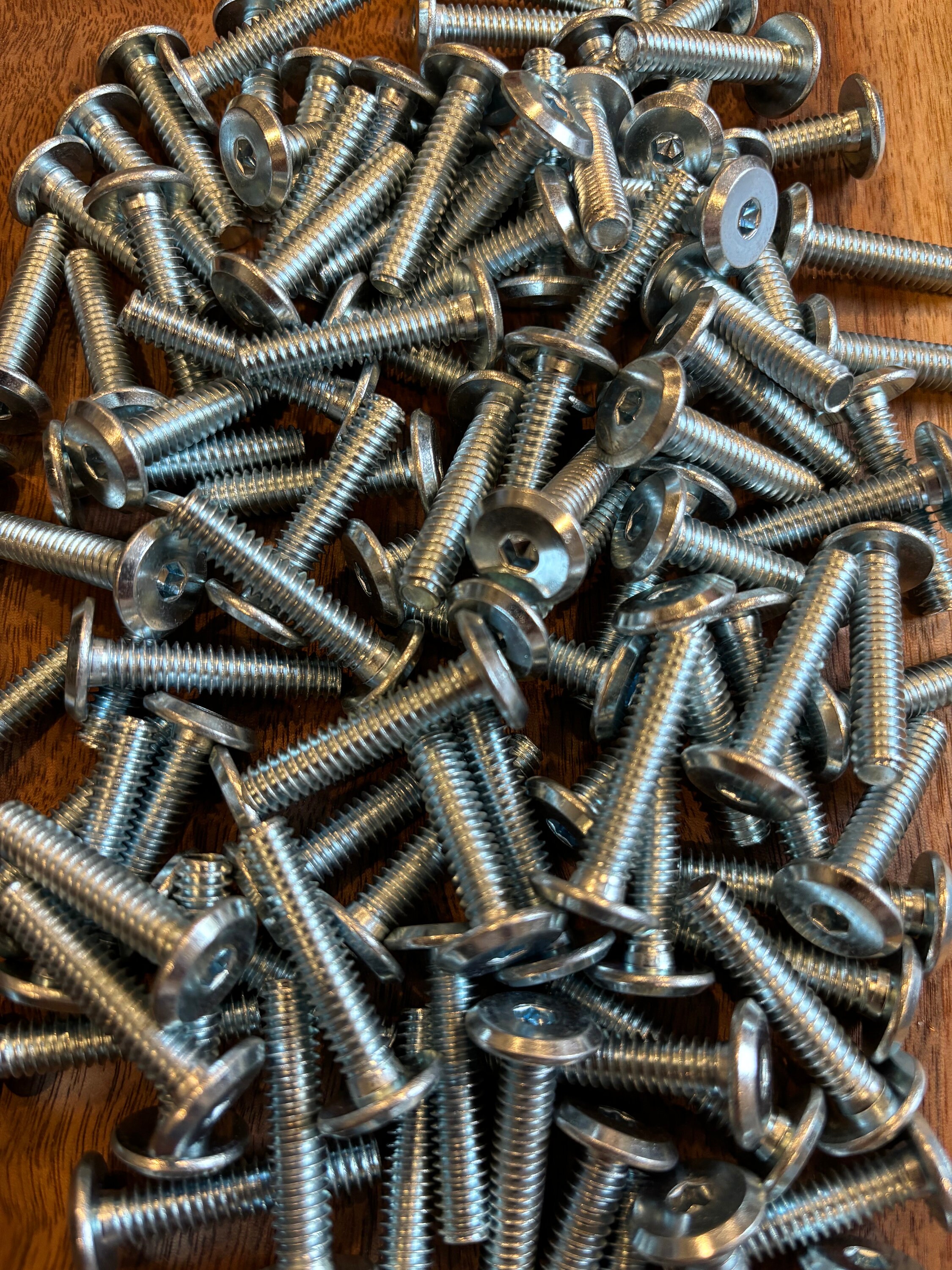 Rampatec Flat Head Bolts | 1/4-20 Thread | Silver - Etsy