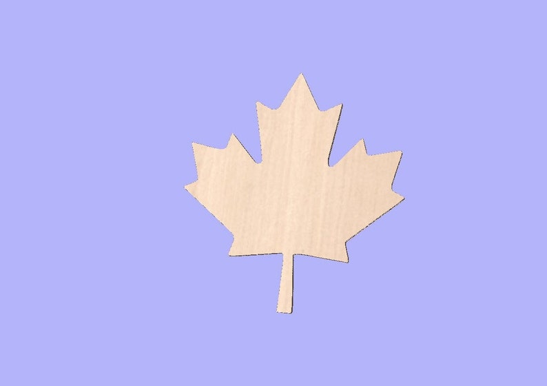 Maple Leaf | Vector Files for CNC | Dxf. Svg. Ai. Eps. Pdf. Crv With ...