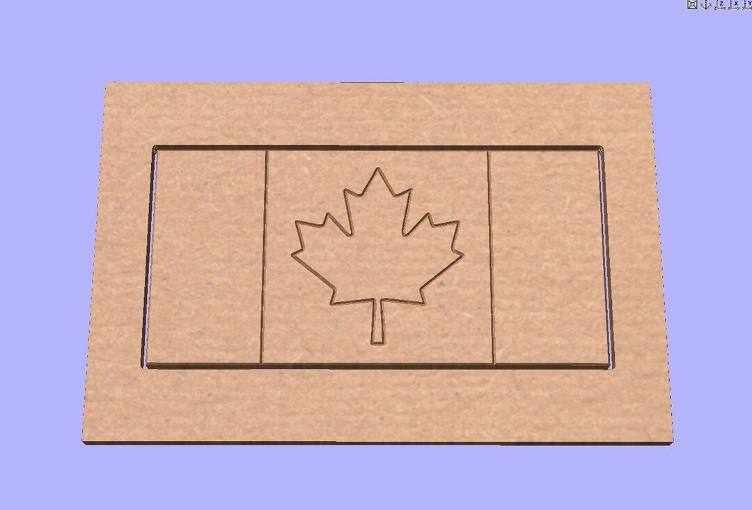Canadian Flag - Vector Files for CNC - (dxf. Svg. Ai. Eps. Pdf. Crv ...