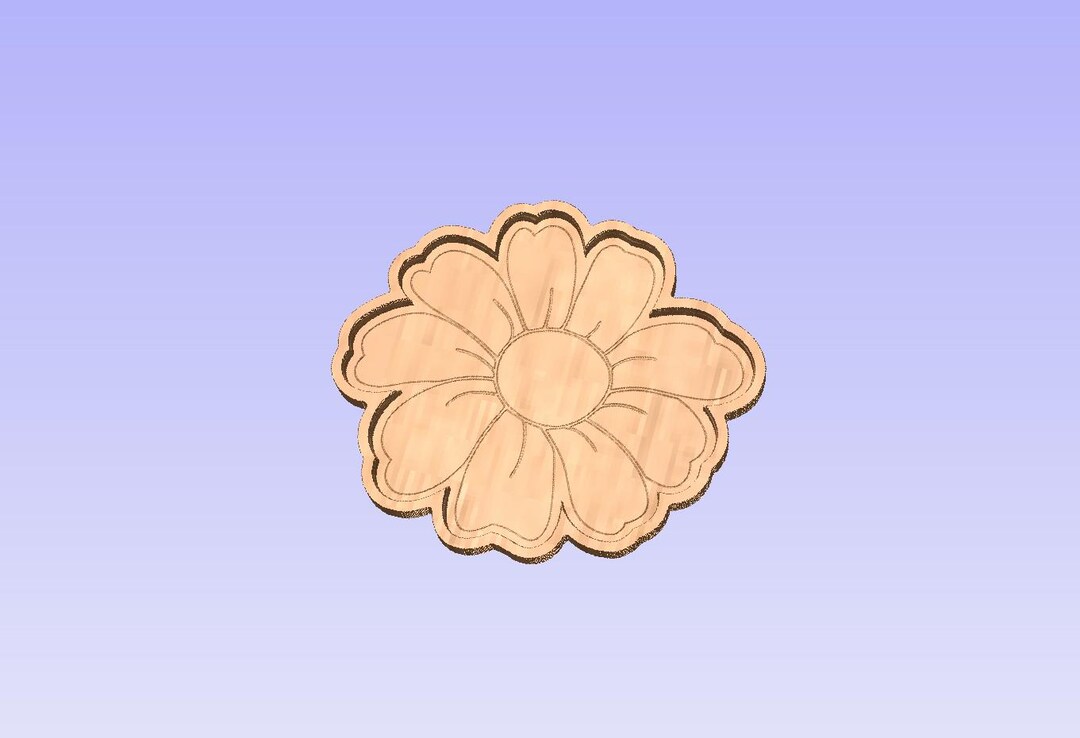 Flower Catchall Tray | *digital CNC Files* | Catchall Tray Jewellery ...