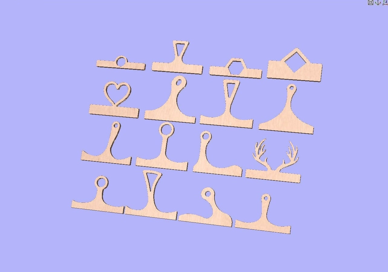 Charcuterie Handle Templates | Vector Files for CNC | Dxf. Svg. Ai. Eps ...