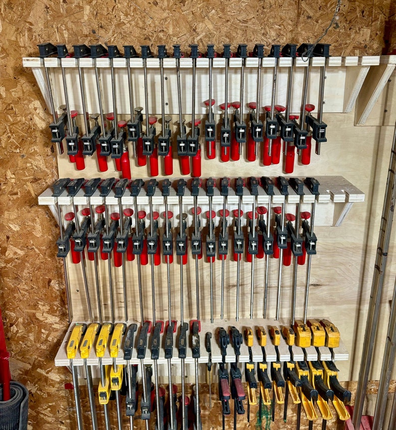 Clamp Rack | Vector Files for CNC | Dxf. Svg. Ai. Eps. Pdf. Crv With ...