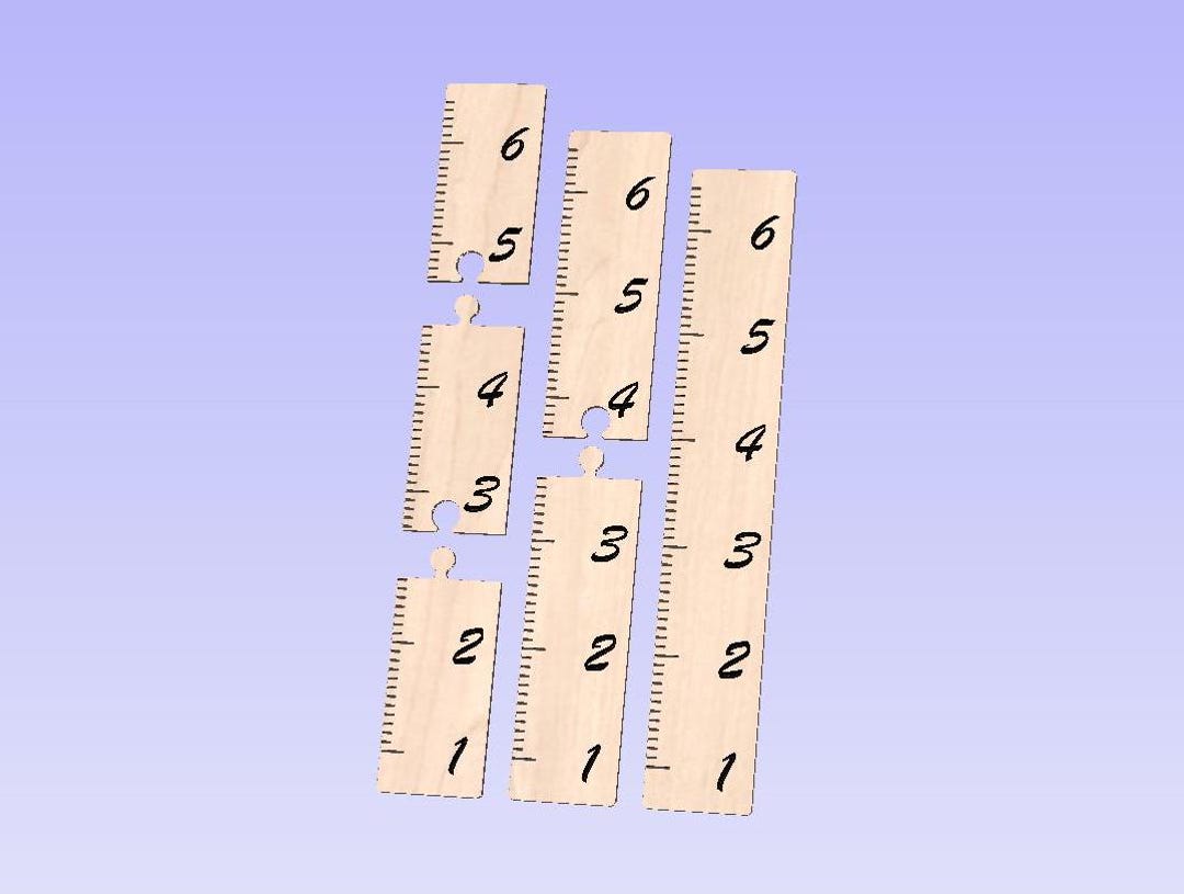 Growth Chart Height Chart CNC Files | Build Your Own Custom Growth ...