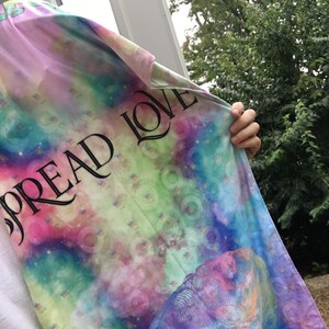 GRIZ SLSL RAINBOW Brain Silk Spandex Premium Pashmina Scarf, Comes With ...