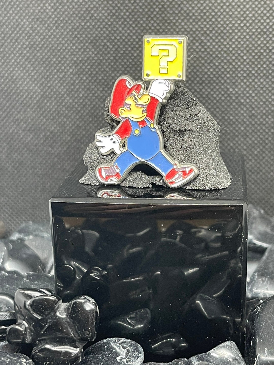 Super Mario Jumpman Pin Dubstep Merch, Edc, Edm, Lost Lands, Electric ...