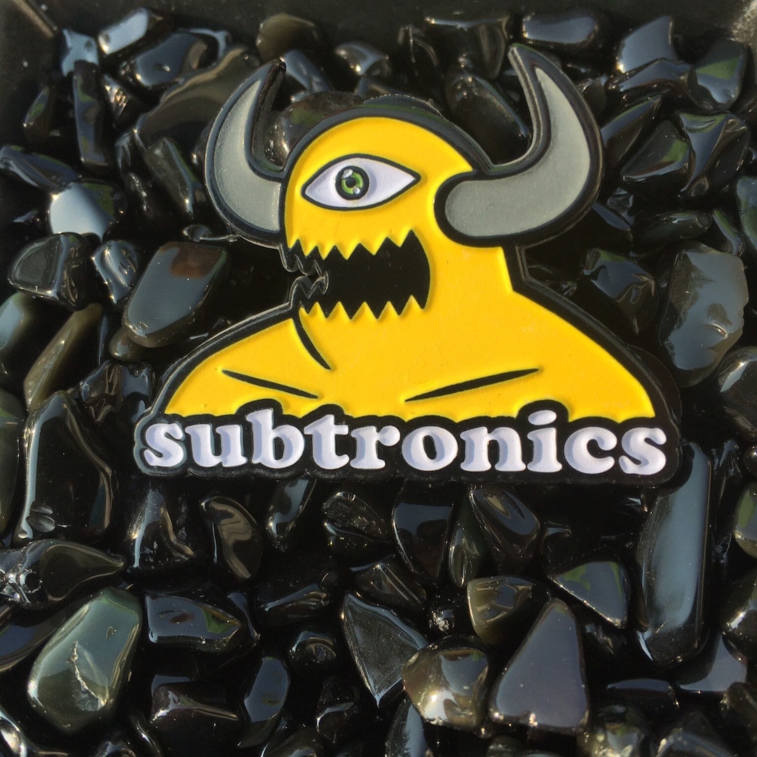 SUBTRONICS X Toy Machine HAT PIN Full Glow in the Dark Dubstep Merch ...