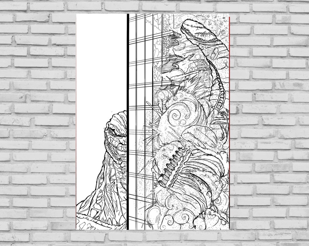 Shin Godzilla - Art Print - Markus Pattern - Etsy