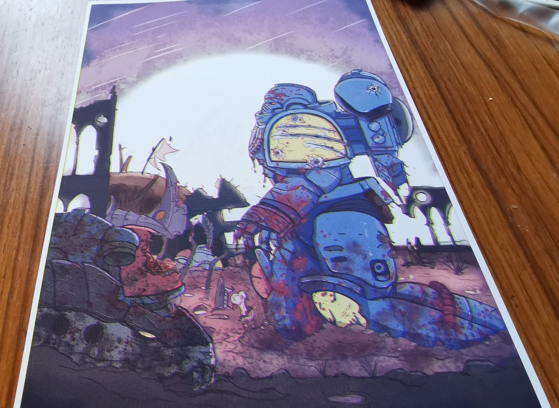 The Trudge. Warhammer 40k A4 Art Print Limited Run - Etsy