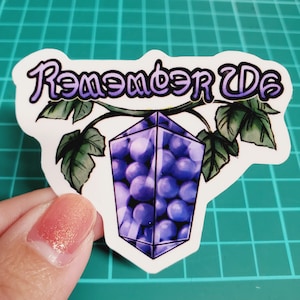 Final Fantasy 14 FFXIV Endwalker Low Poly Grapes Squapes 2.5" Sticker ...