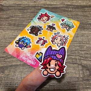 Chibi Heartsteel Stickers - Etsy