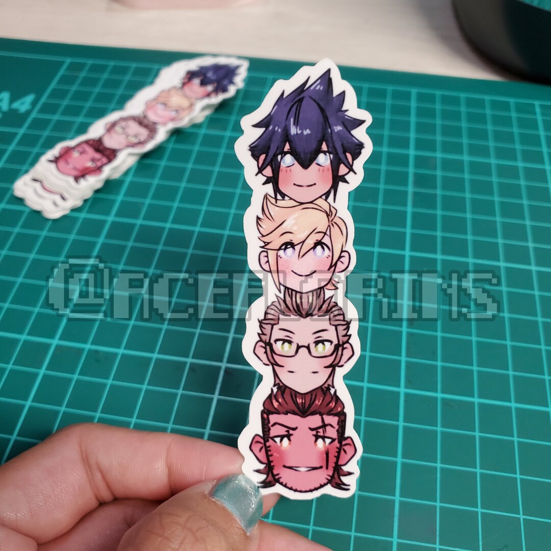 FFXV 1 X 3.5 Inch Chocobro Tower Sticker - Etsy