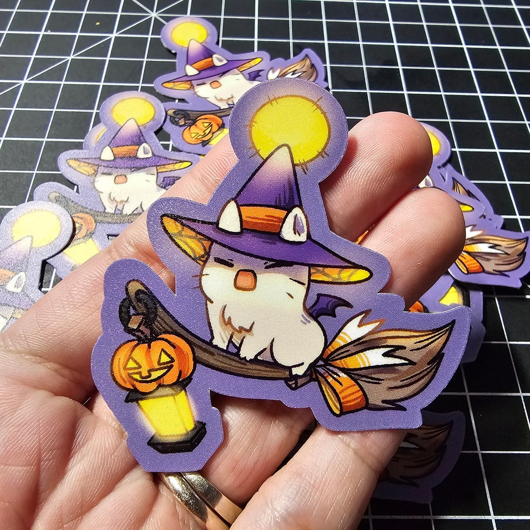 2.5 X 2.5 Final Fantasy Witchy Mog Sticker - Etsy