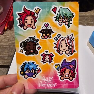 Chibi Heartsteel Stickers - Etsy
