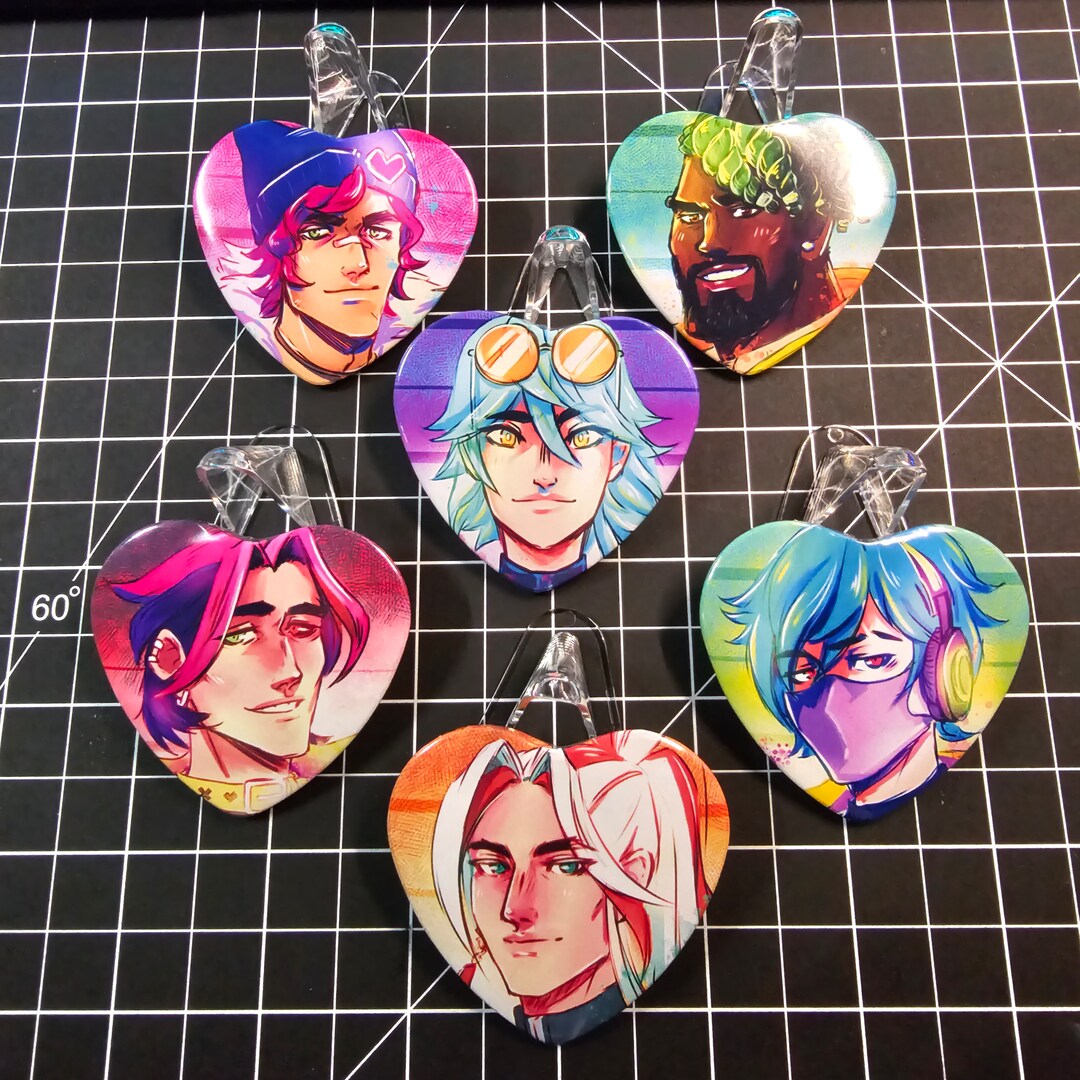 League of Legends Heartsteel 2.25"x2" Inch Heart Buttons and Magnets - Etsy