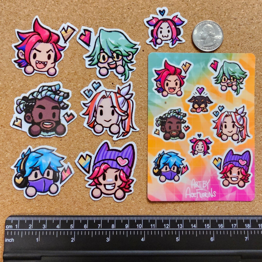 Chibi Heartsteel Stickers - Etsy