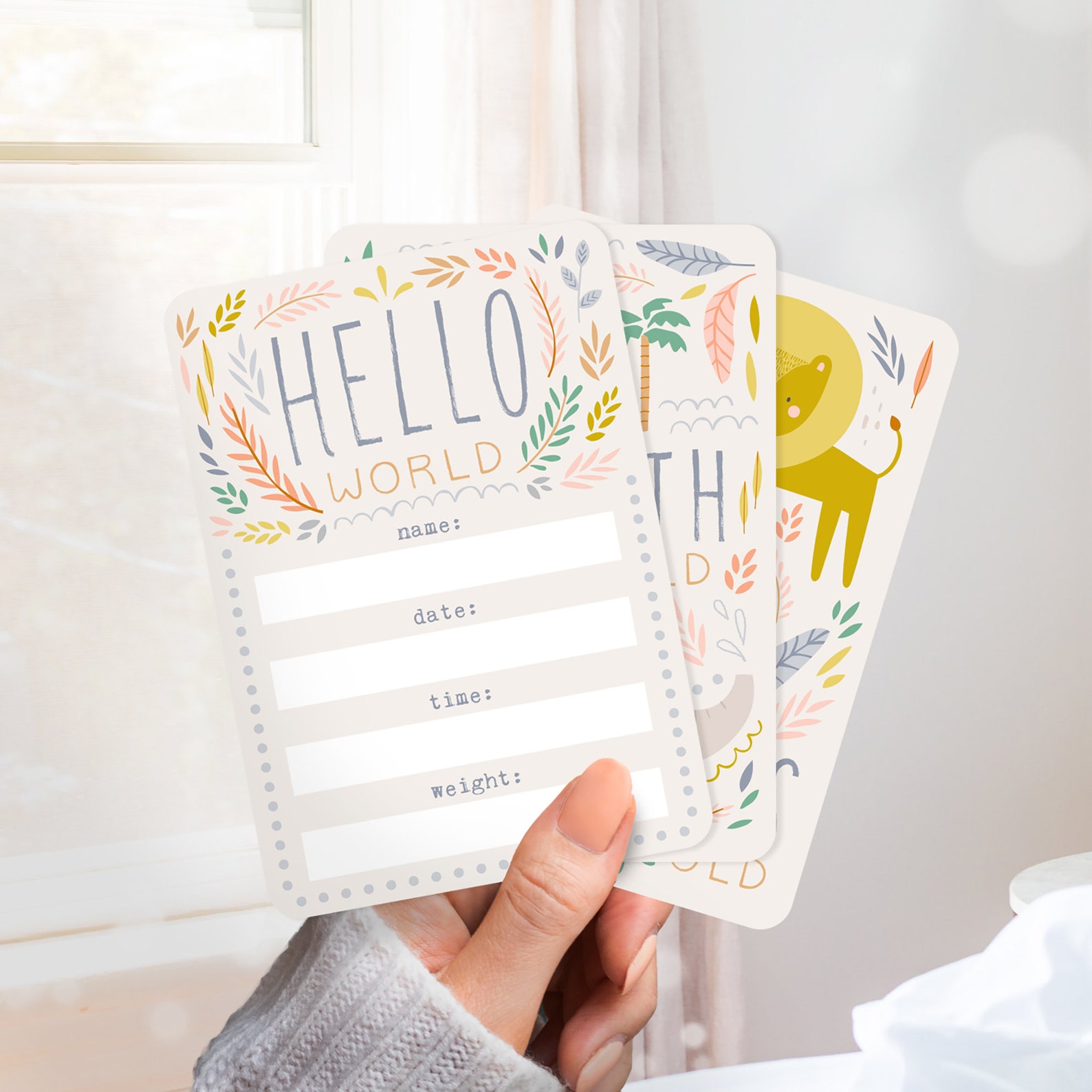 14 Baby Milestone Month DIY Cards, Printable Baby Shower Gift, Baby ...