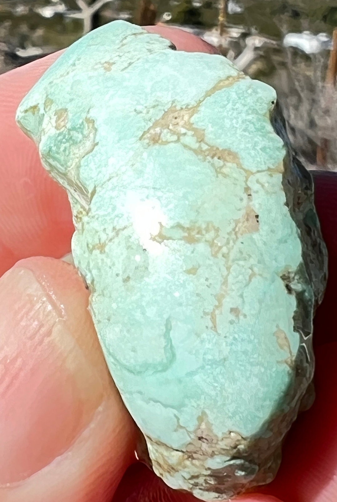 Untreated Campitos Chalk Turquoise Rough Raw Nugget 106cts - Etsy