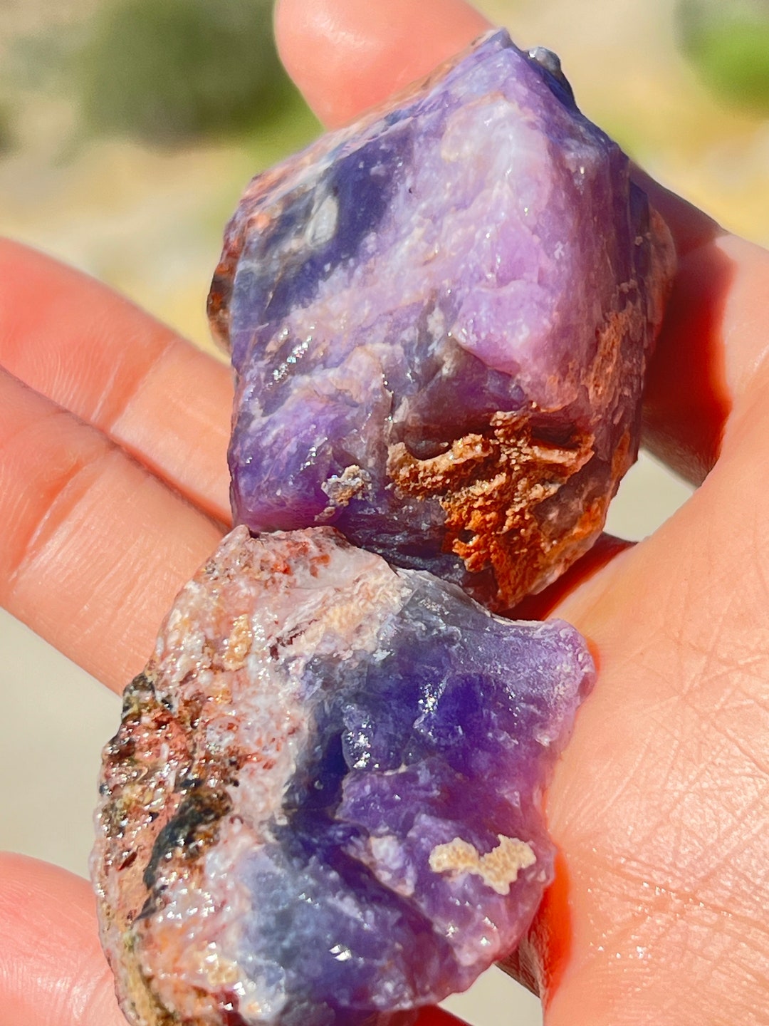 377cts Authentic Purple Arizona Rough Untreated Agate - Etsy