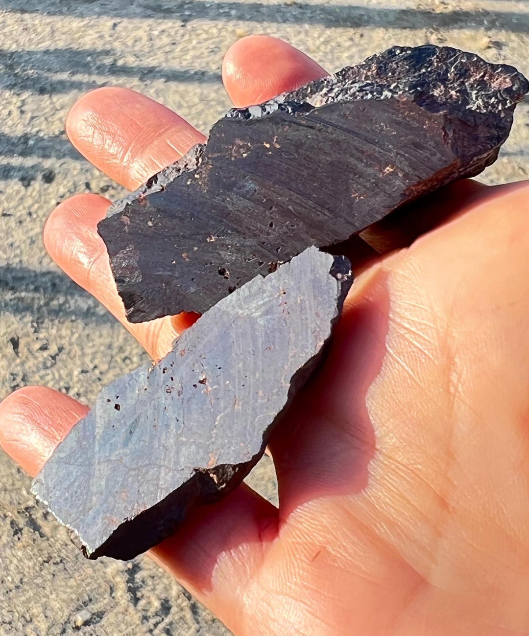 123g Raw Natural Iron Magnetite Ore Specimen Virginia Dale Iron Age ...