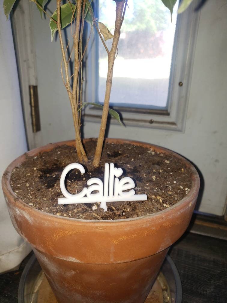 Plant Name Tags acrylic | Etsy