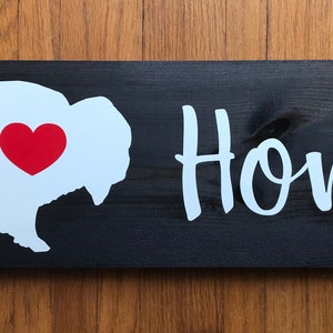 Buffalo Love Wood Sign - Etsy
