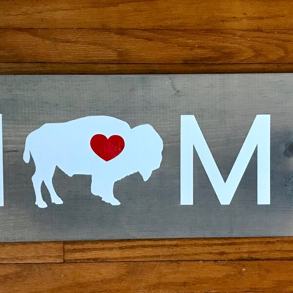 Wood Buffalo Sign - Etsy