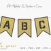 Banner SVG, Alphabet Bunting SVG, Letter Banners SVG Pennant Bunting ...