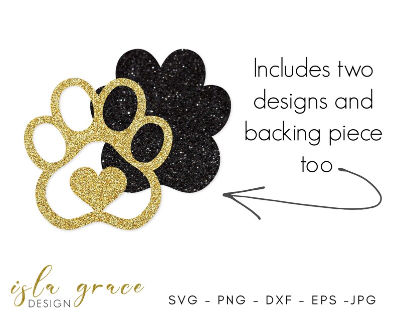 Paw Print SVG Paw Tracks Cat Print SVG Cut File Dog Paw - Etsy Canada